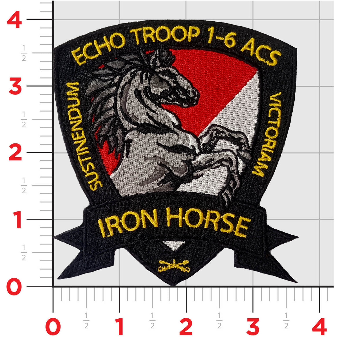 Buy Official E Troop 1-6 Iron Hors Patch | MarinePatches.com ...