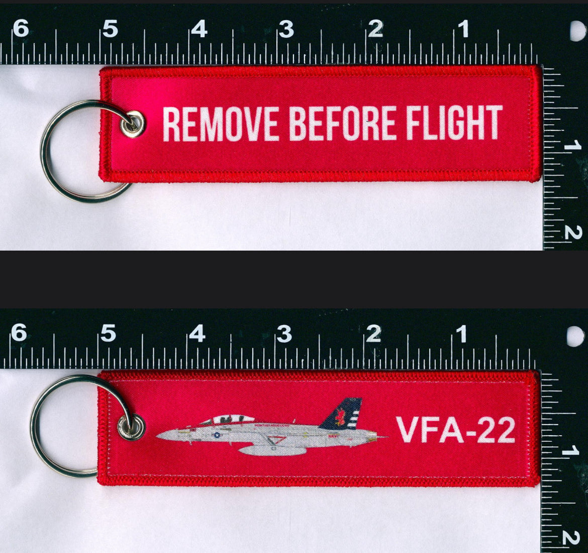 Official VFA-22 Redcocks F-18 Key Ring – MarinePatches.com - Custom ...