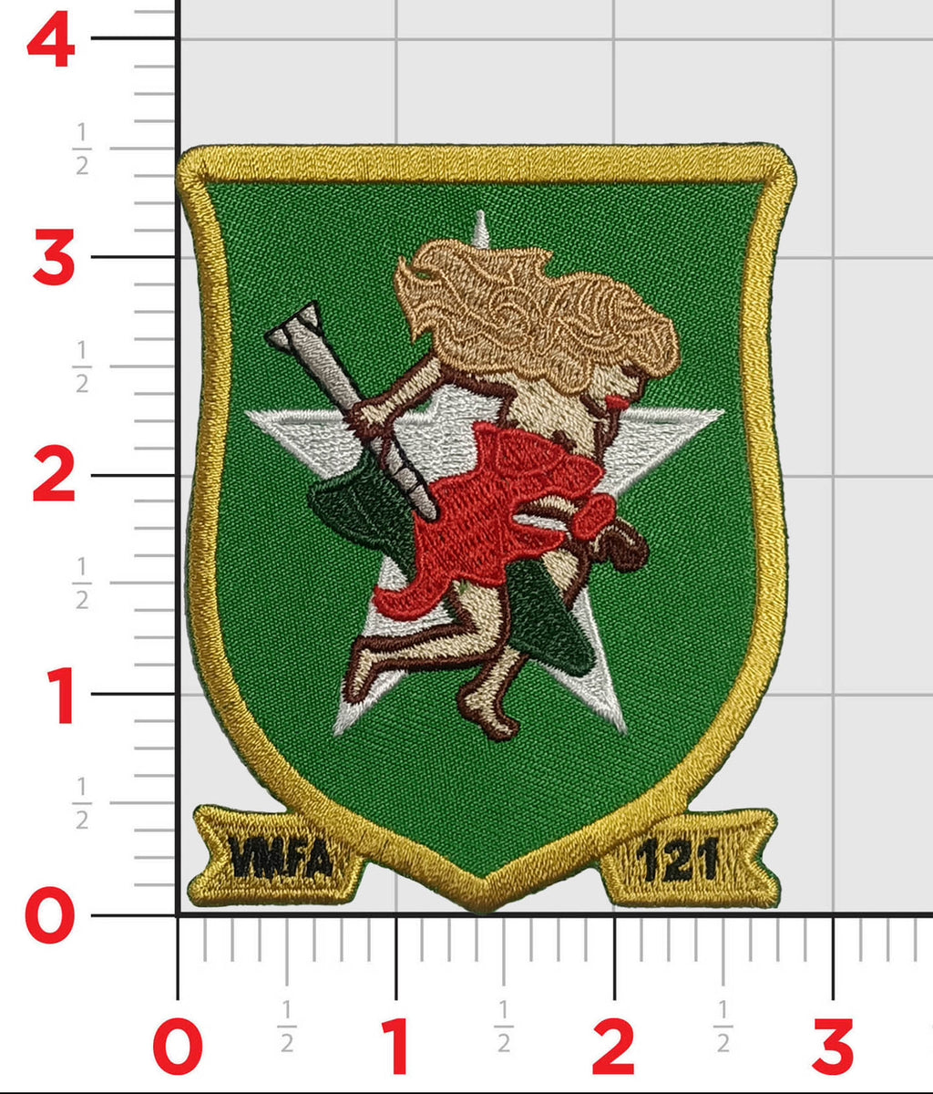 Buy Officially Licensed VMFA-121 W Patch | MarinePatches.com ...
