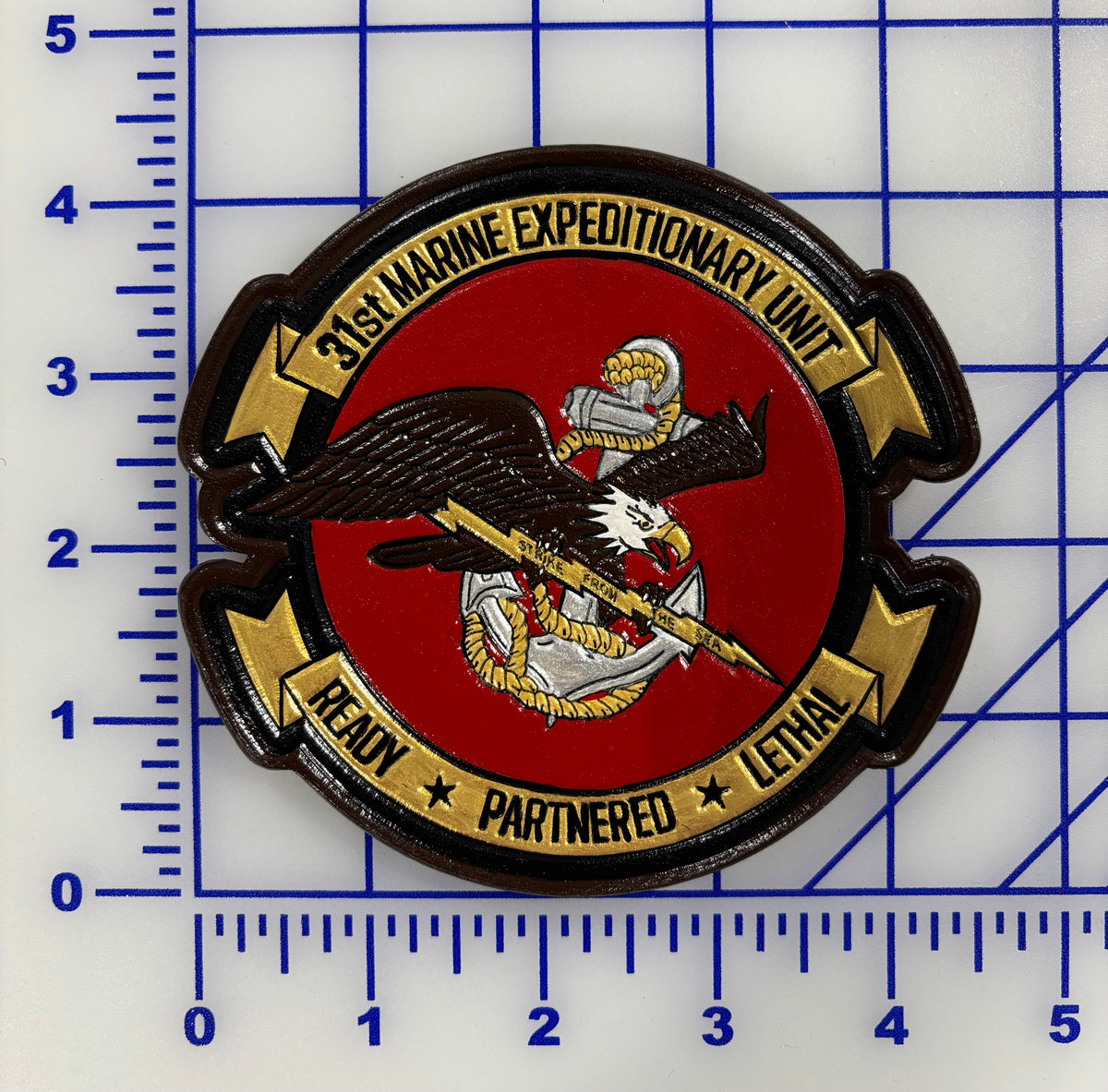 Officially Licensed USMC 31st MEU Leather Patch Patch | | MP ...