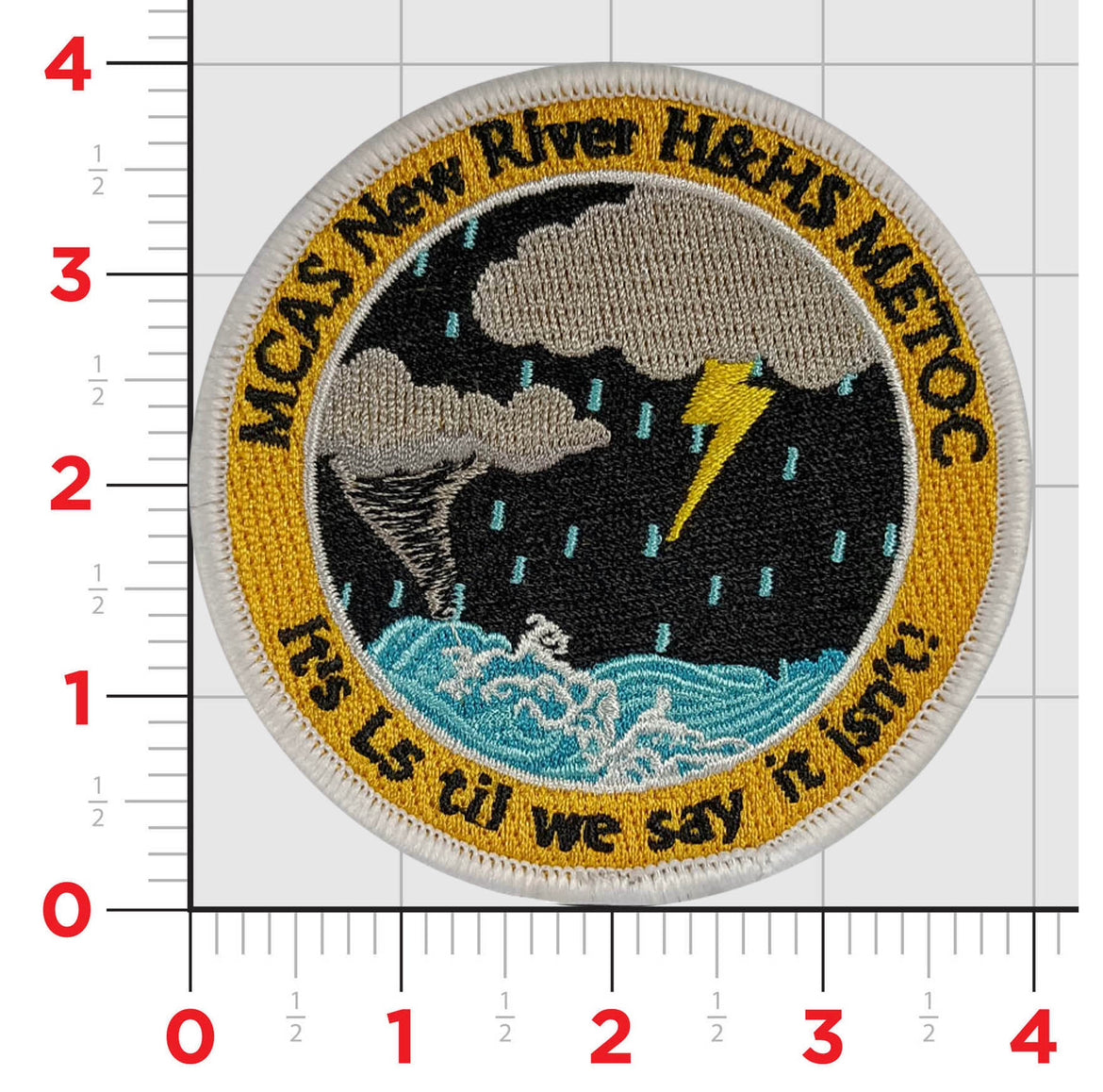 Buy Official MCAS New River H&HS M Patch | MarinePatches.com ...
