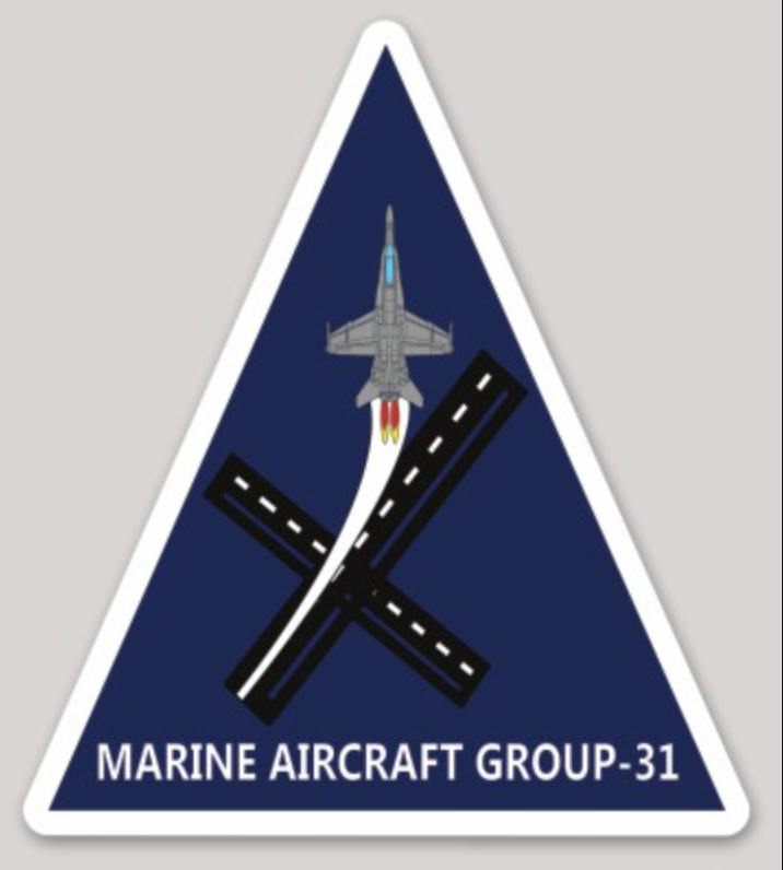 Marine Aircraft Group MAG-31 Squadron Stickers – MarinePatches.com ...