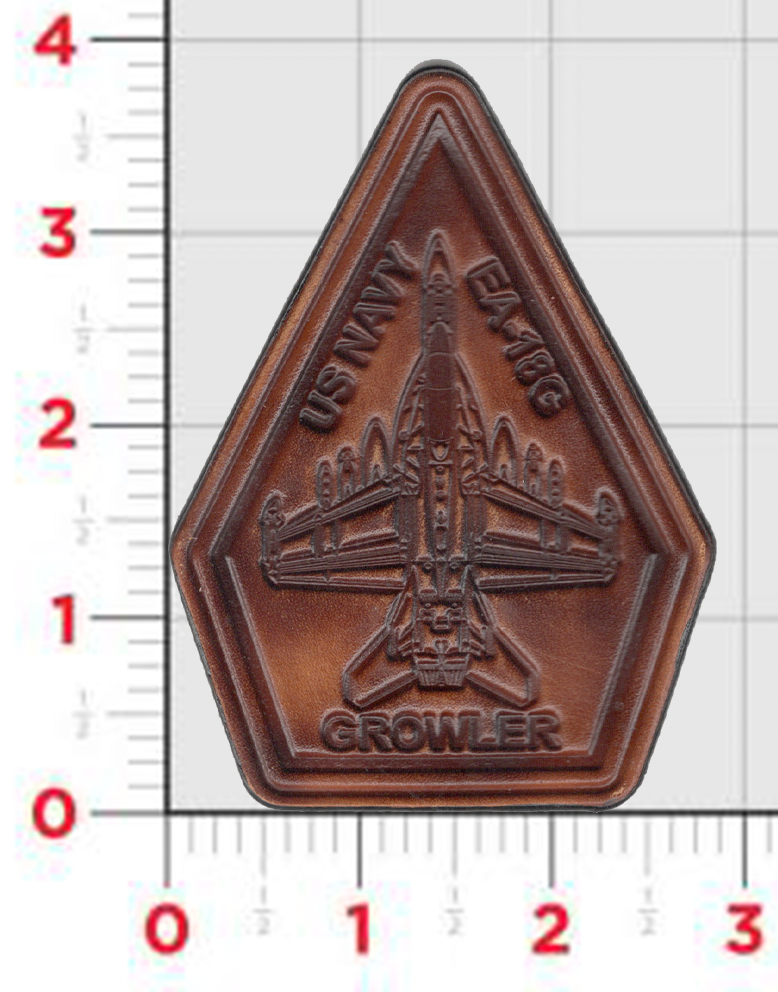 Buy US Navy EA-18G Growler leather Patch | MarinePatches.com ...
