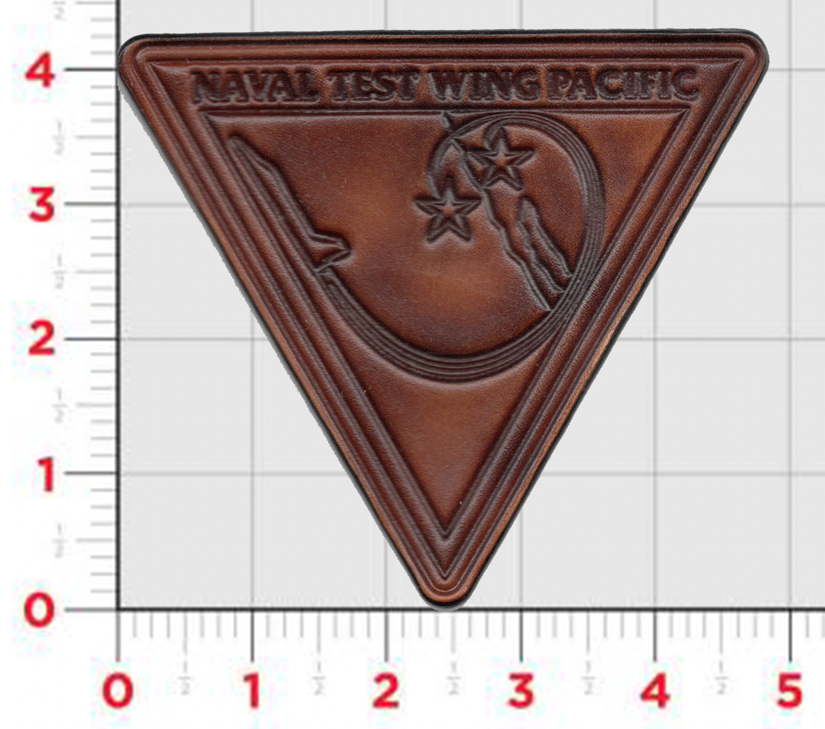 Officially Licensed US Naval Test Wing Pacific leather patch ...