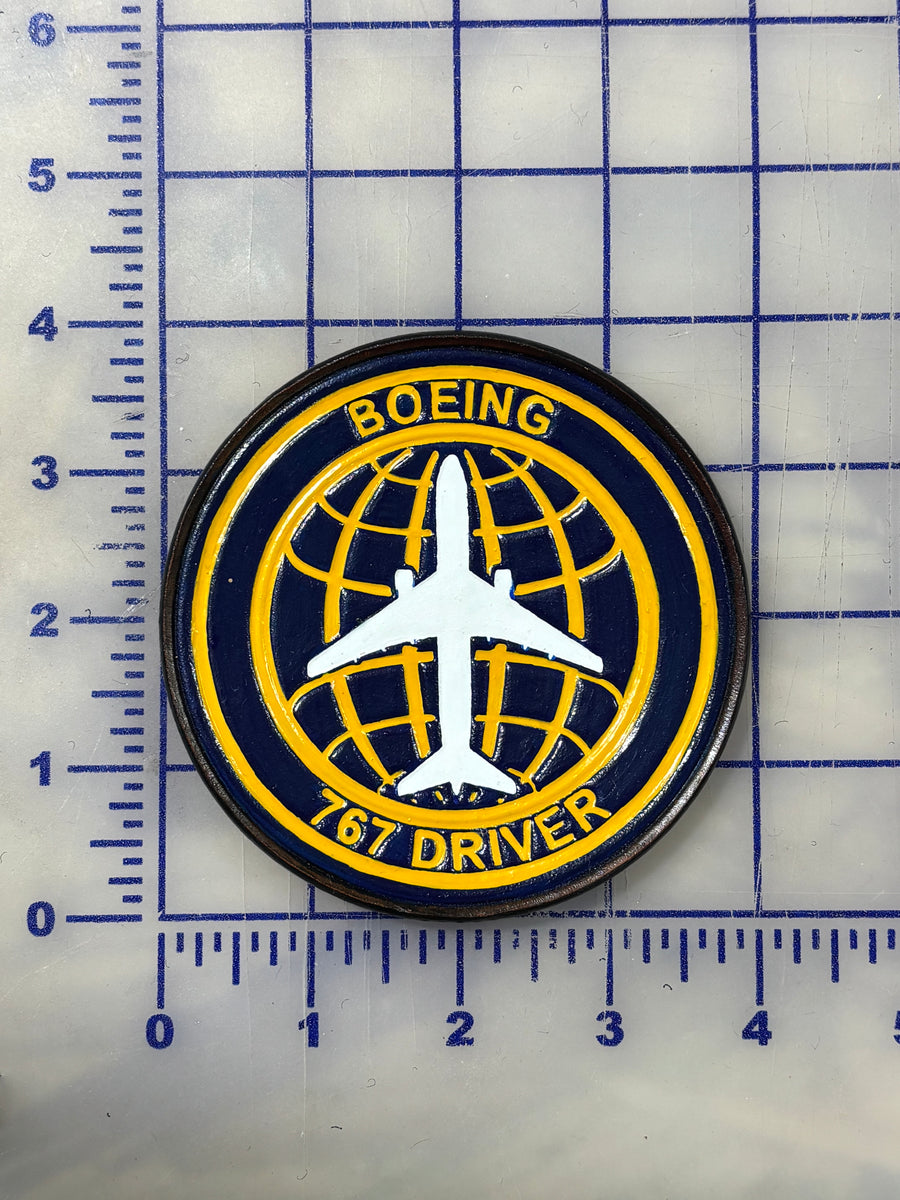 Buy Official Boeing 767 Driver Lea Patch | MarinePatches.com ...