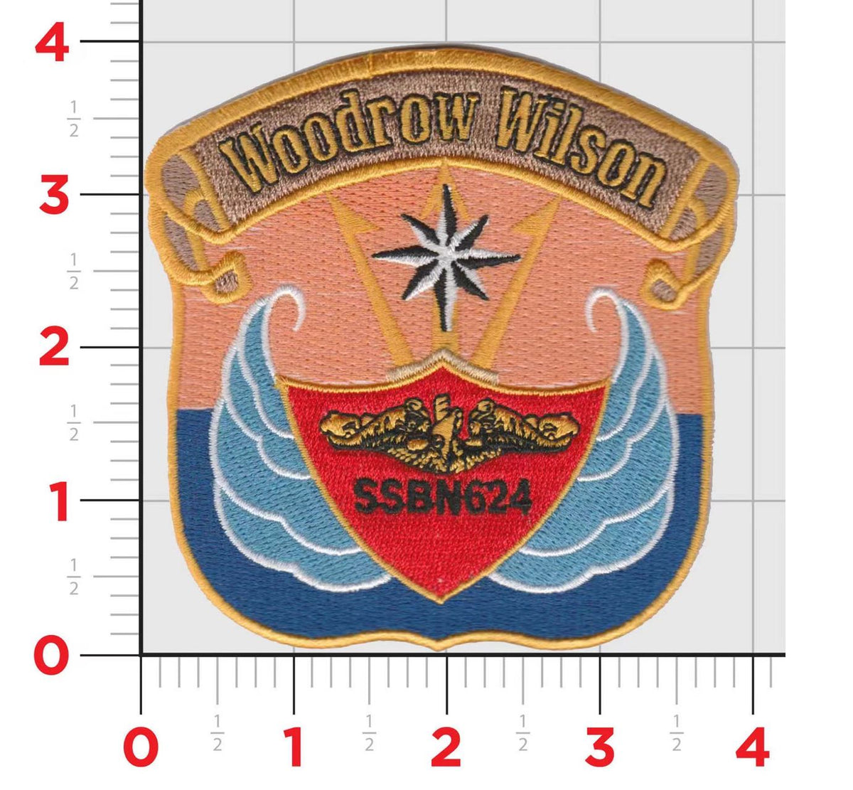 Buy USS Woodrow Wilson SSBN 624 Pa Patch | MarinePatches.com ...