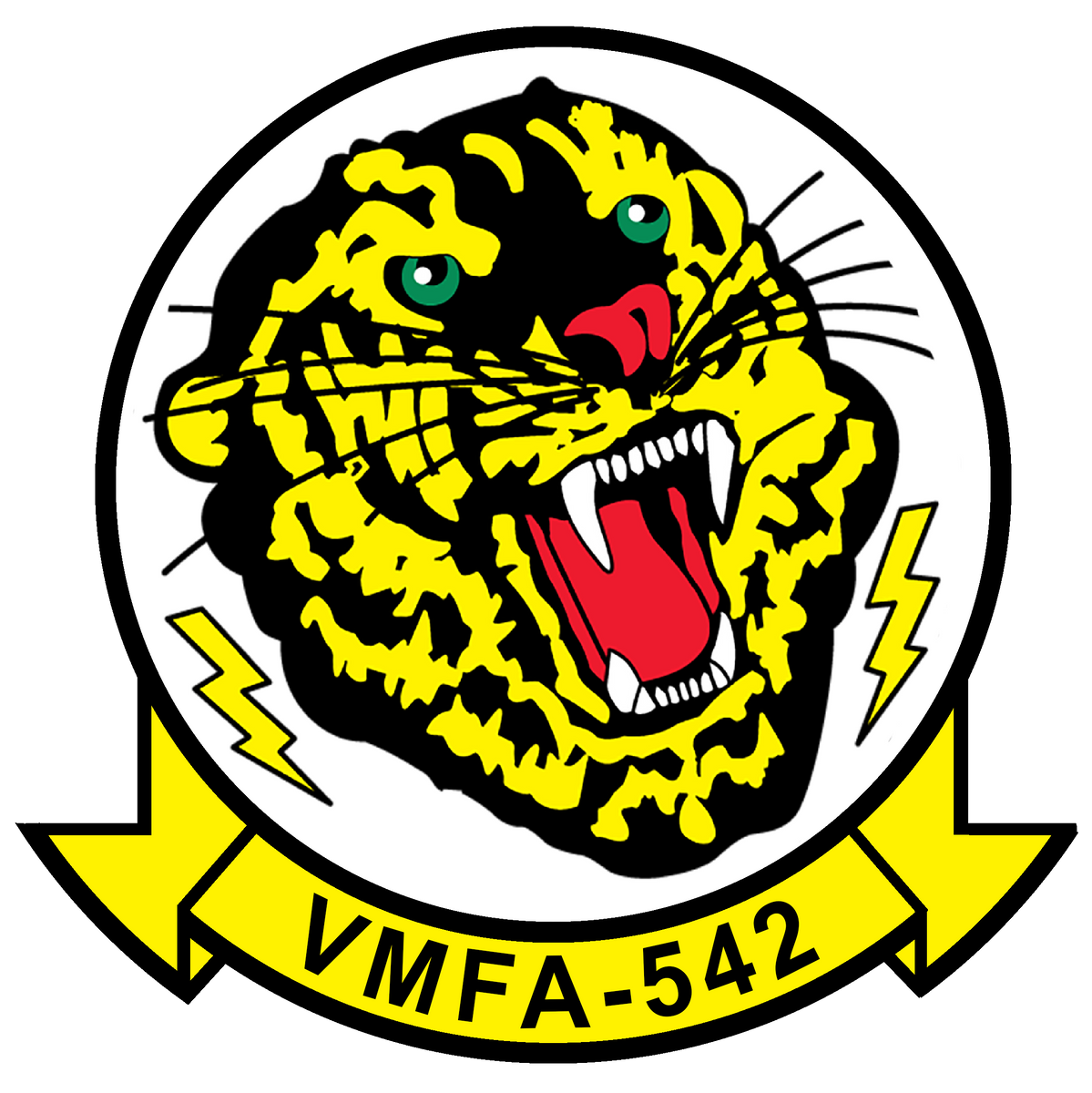 Officially Licensed USMC VMFA-542 Tigers Squadron Sticker ...