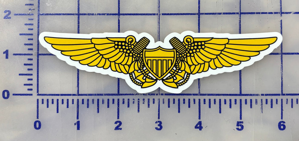 Navy/USMC NFO/WSO Wings sticker – MarinePatches.com - Custom Patches ...