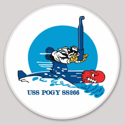 Officially Licensed US Navy USS POGY SS-266 Sticker – MarinePatches.com ...