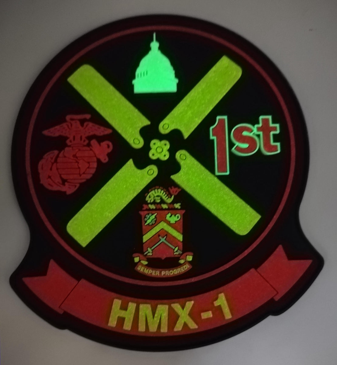 Buy Officially Licensed HMX-1 PVC Patch | MarinePatches.com ...