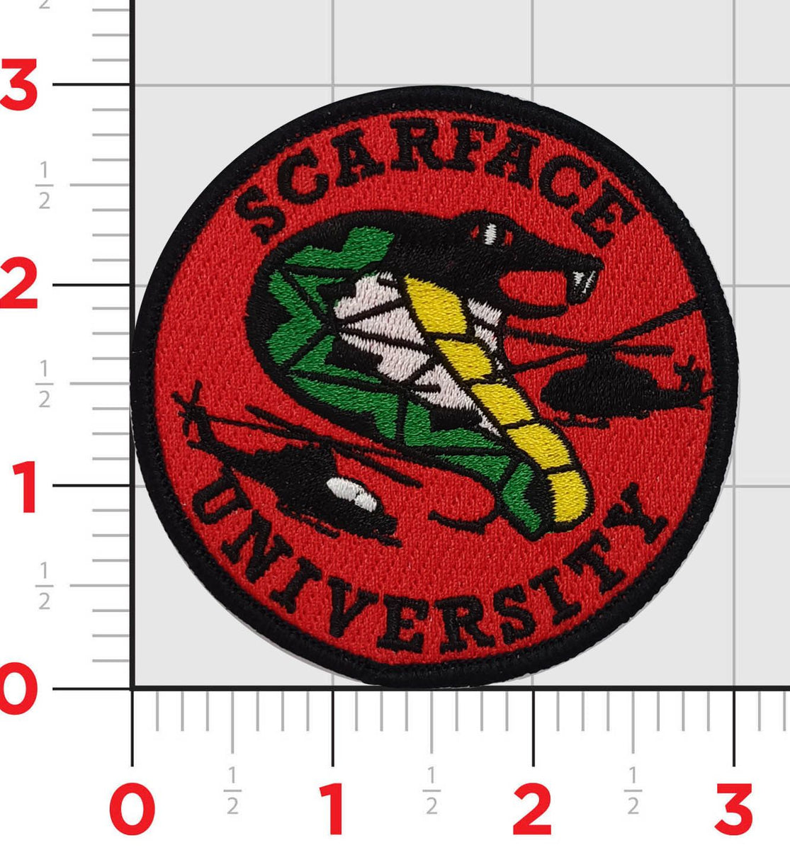 Buy Official HMLA-367 Scarface Uni Patch | MarinePatches.com ...