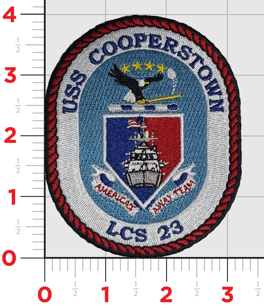 Officially Licensed USS Cooperstown LCS-23 Patch – MarinePatches.com ...