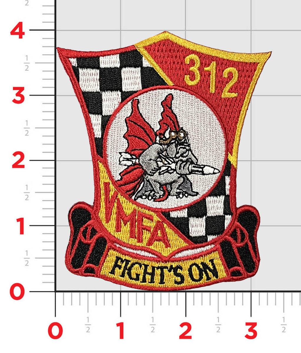 Officially Licensed USMC VMFA-312 Checkerboards Squadron Patch 2022 ...