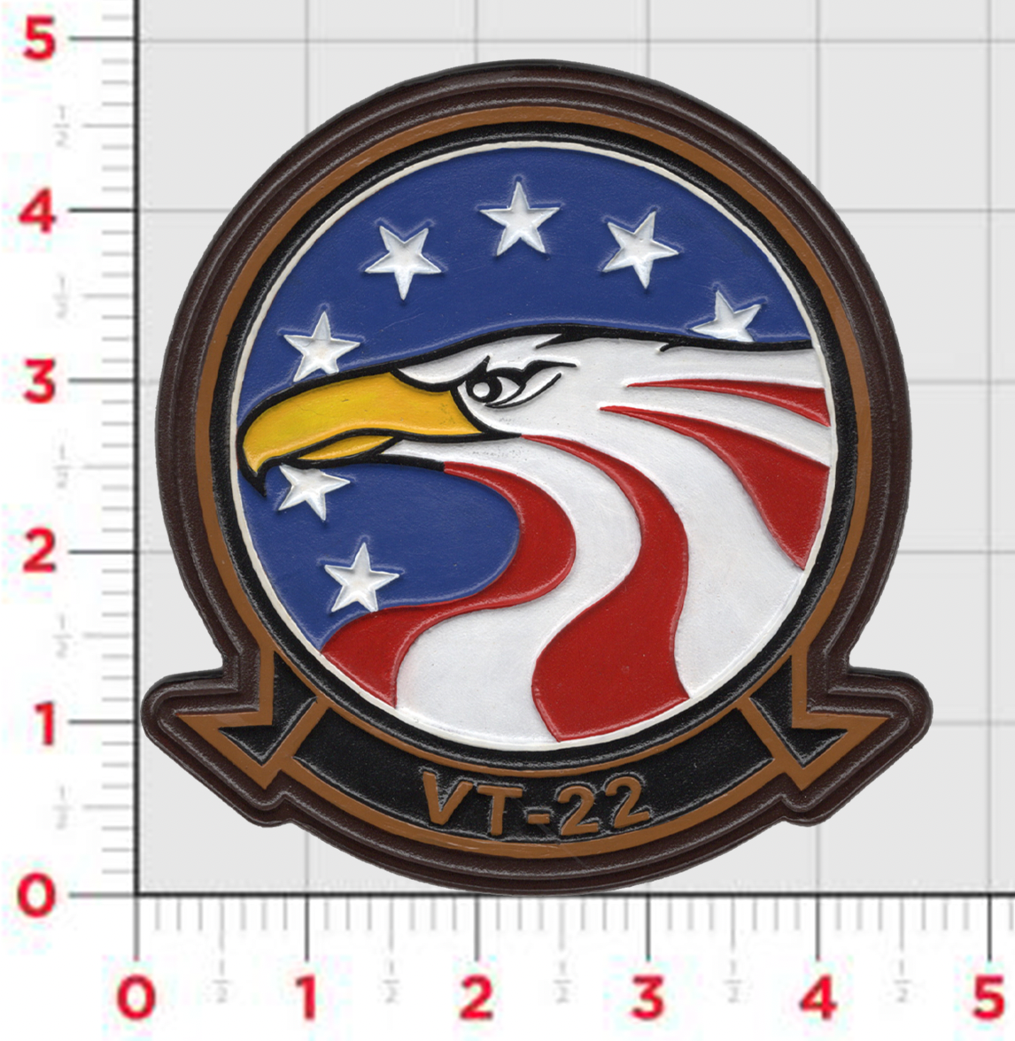Officially Licensed US Navy VT-22 Golden Eagles Leather Patch ...