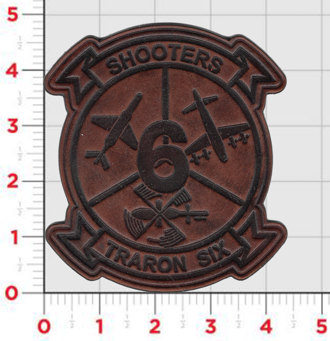 Officially Licensed VT-6 Shooters Squadron Leather Patch ...