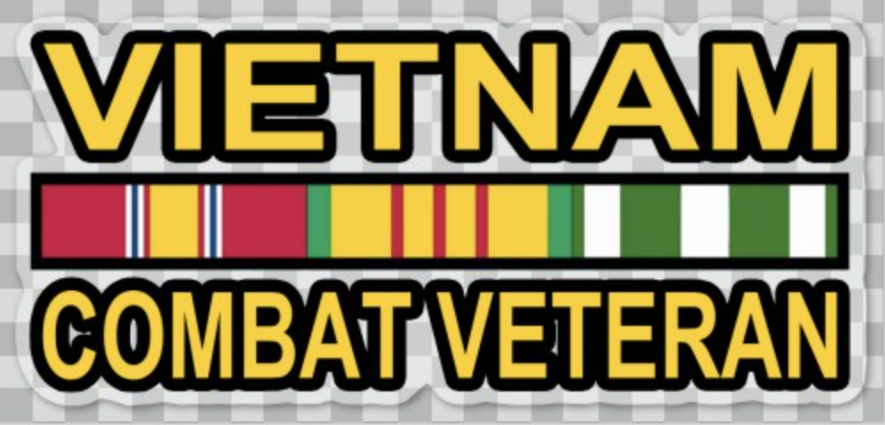Buy Vietnam Combat Veteran Sticker Patch | MarinePatches.com ...