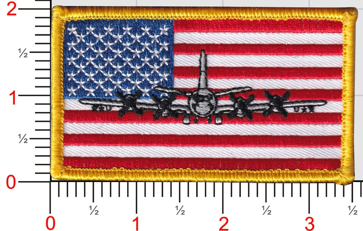P-3 Orion Flag Patch – MarinePatches.com - Custom Patches, Military and ...