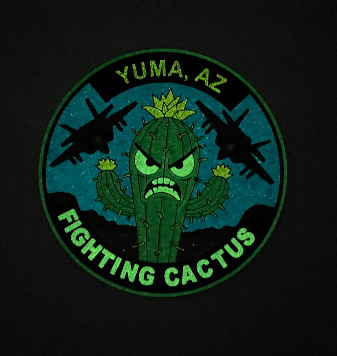 Buy Yuma AZ Fighting Cactus PVC pa Patch | MarinePatches.com ...