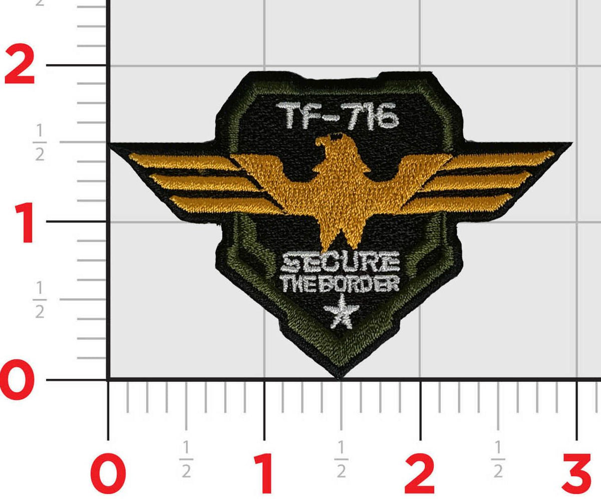 Official US Army Task Force 716 Secure the Border Patch – MarinePatches ...
