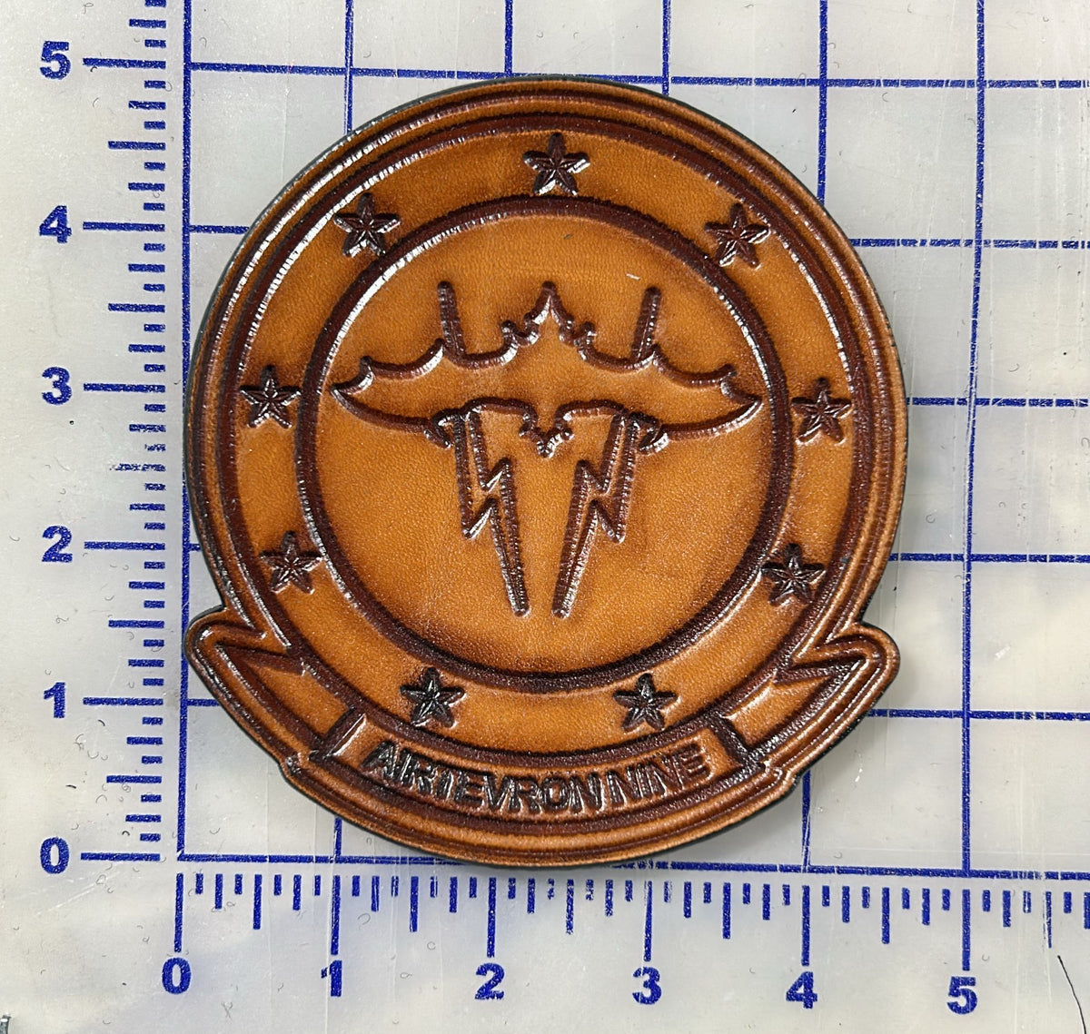 Officially Licensed US Navy VX-9 Vampires Leather Patch – MarinePatches ...