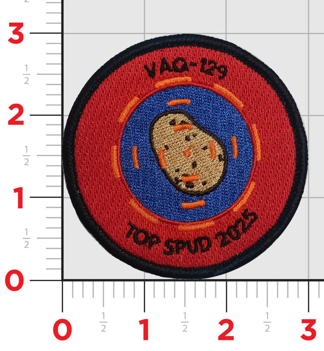 Official VAQ-129 Top Spud Patch – MarinePatches.com - Custom Patches ...