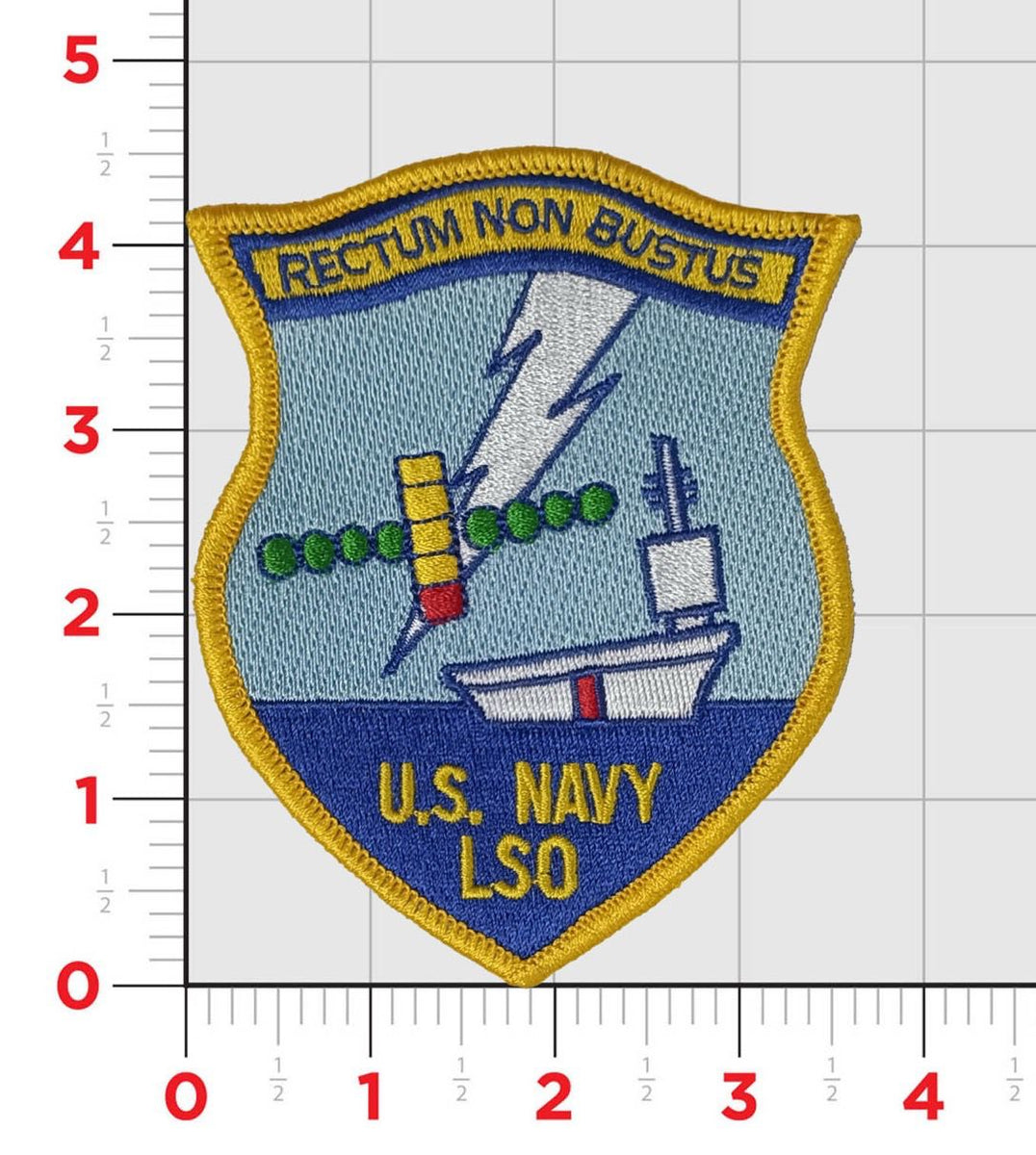 Buy Official US Navy LSO Landing S Patch | MarinePatches.com ...
