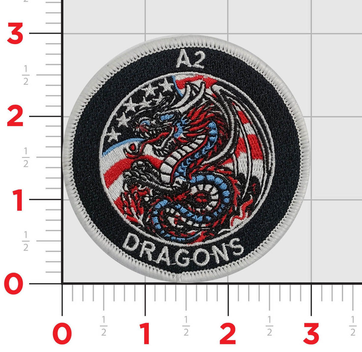 Official VMU-3 Dragons A2 Shoulder Patch Patch | | MP – MarinePatches ...