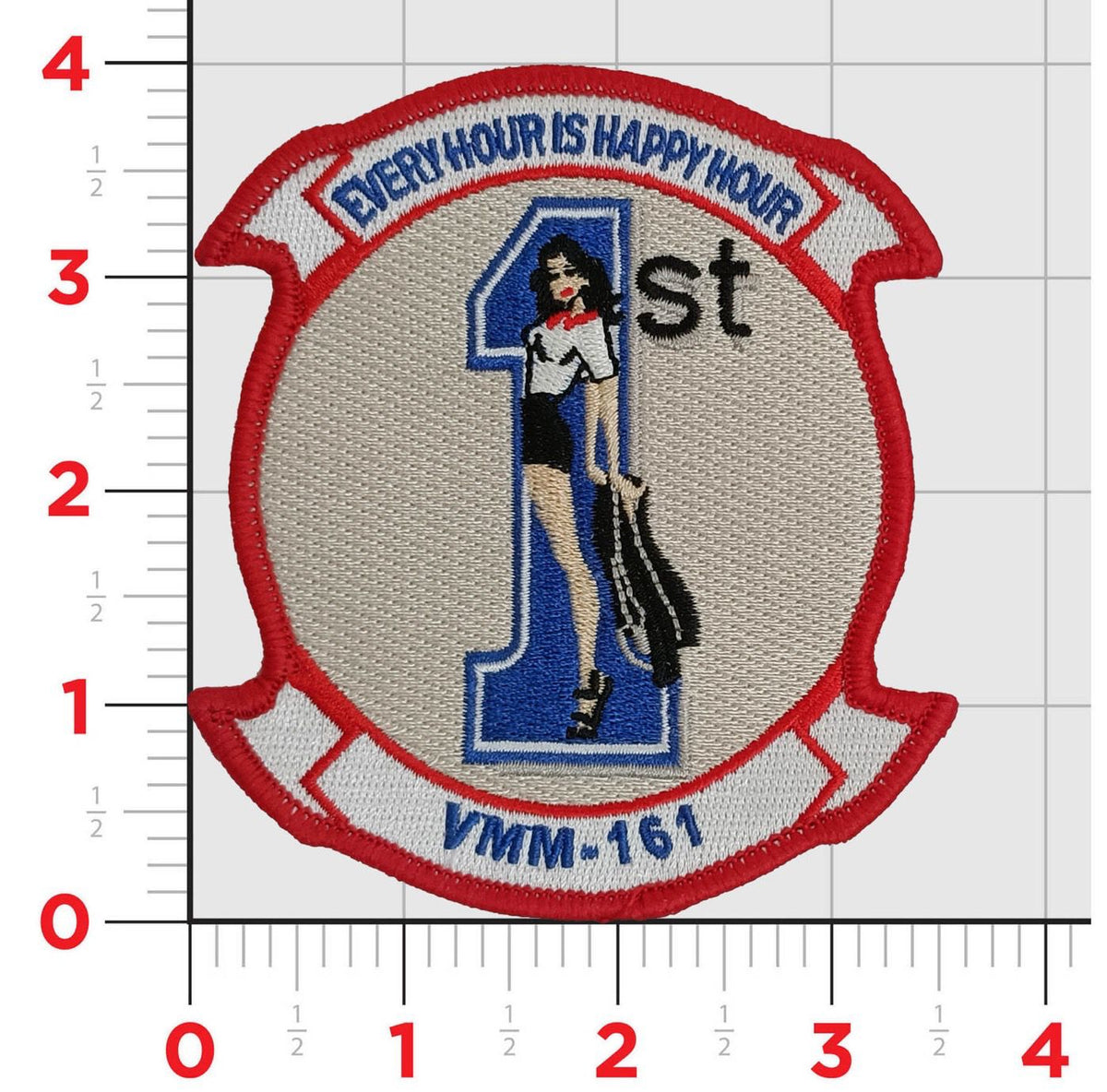 Official VMM-161 Greyhawks Friday Every Hour is Happy Hour Patch ...
