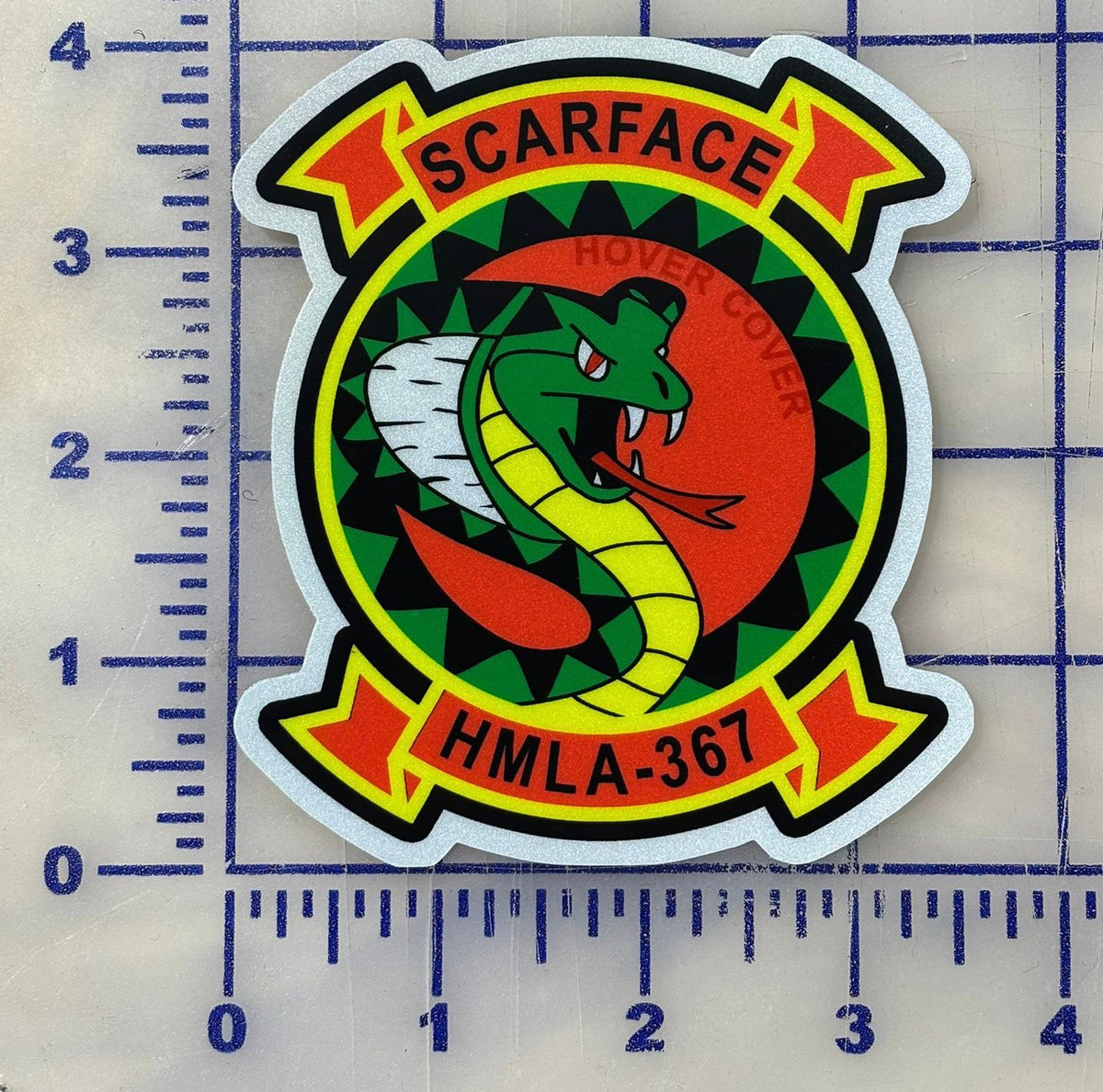 Officially Licensed USMC HMLA-367 Scarface Reflective | MP ...