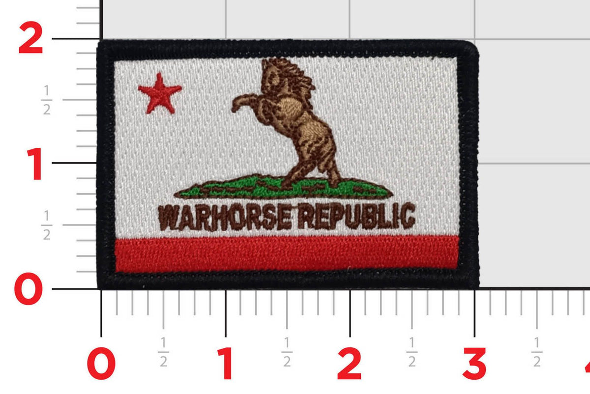 Official HMH-465 Warhorse Republic Flag Patch Patch | | MP ...