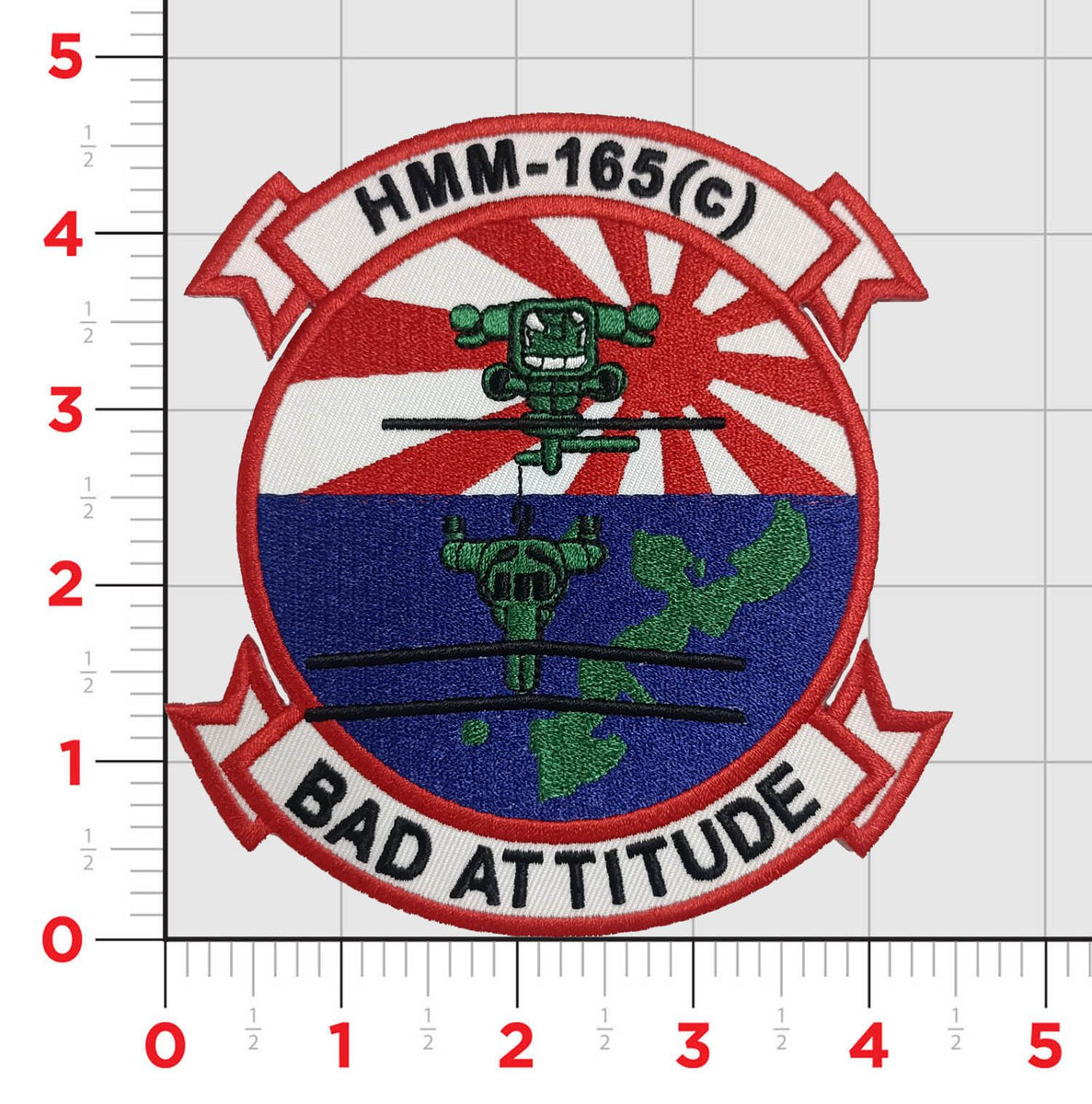 Official HMM-165(c) White Knights Bad Attitude Japan Patch ...
