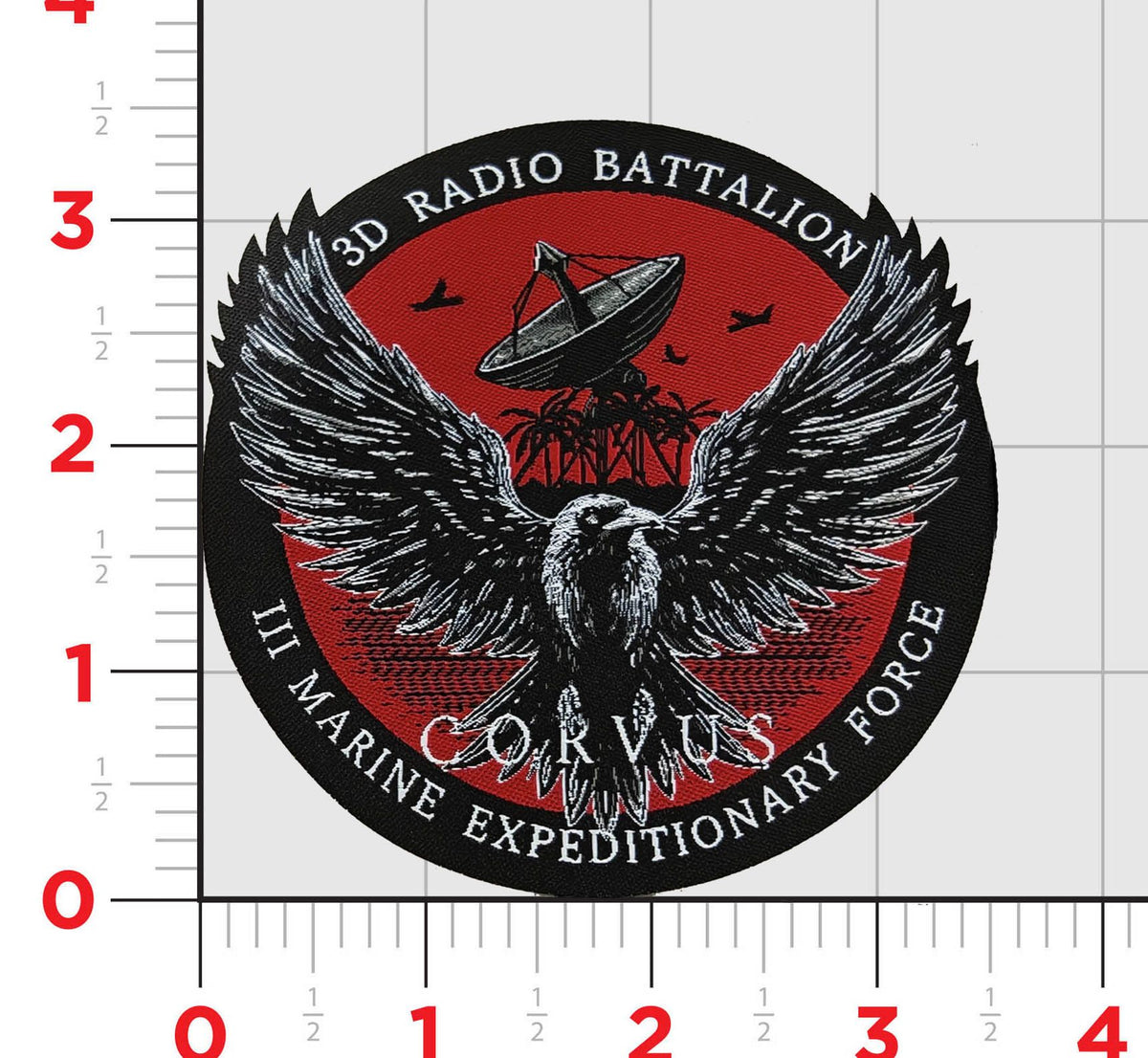 Official USMC 3rd Radio Battalion III MEF CORVUS Patch | MP ...