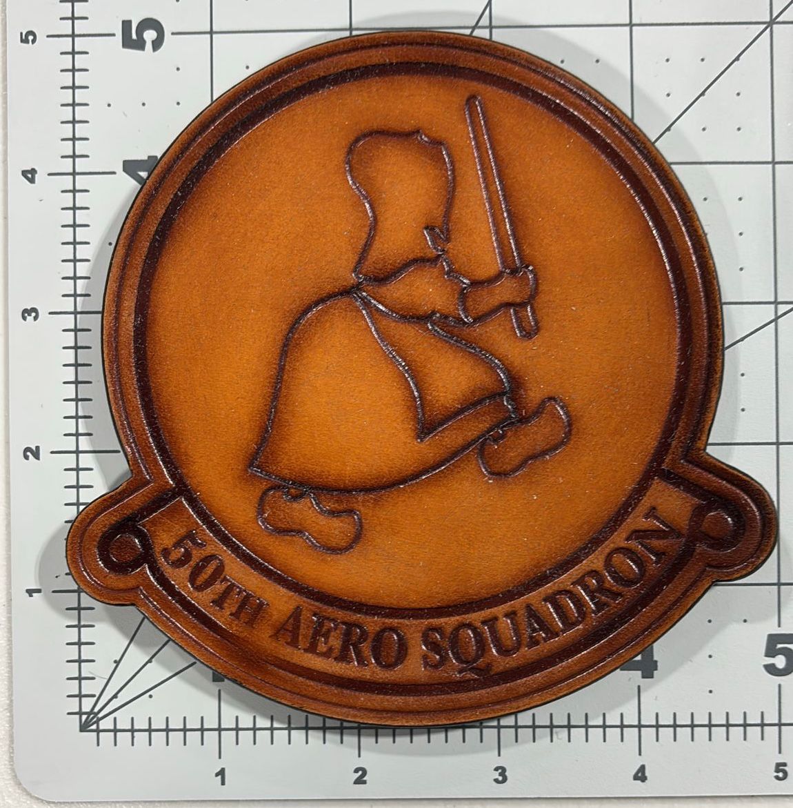 Official US Army Air Corps 50th Aero Squadron Leather Patch ...