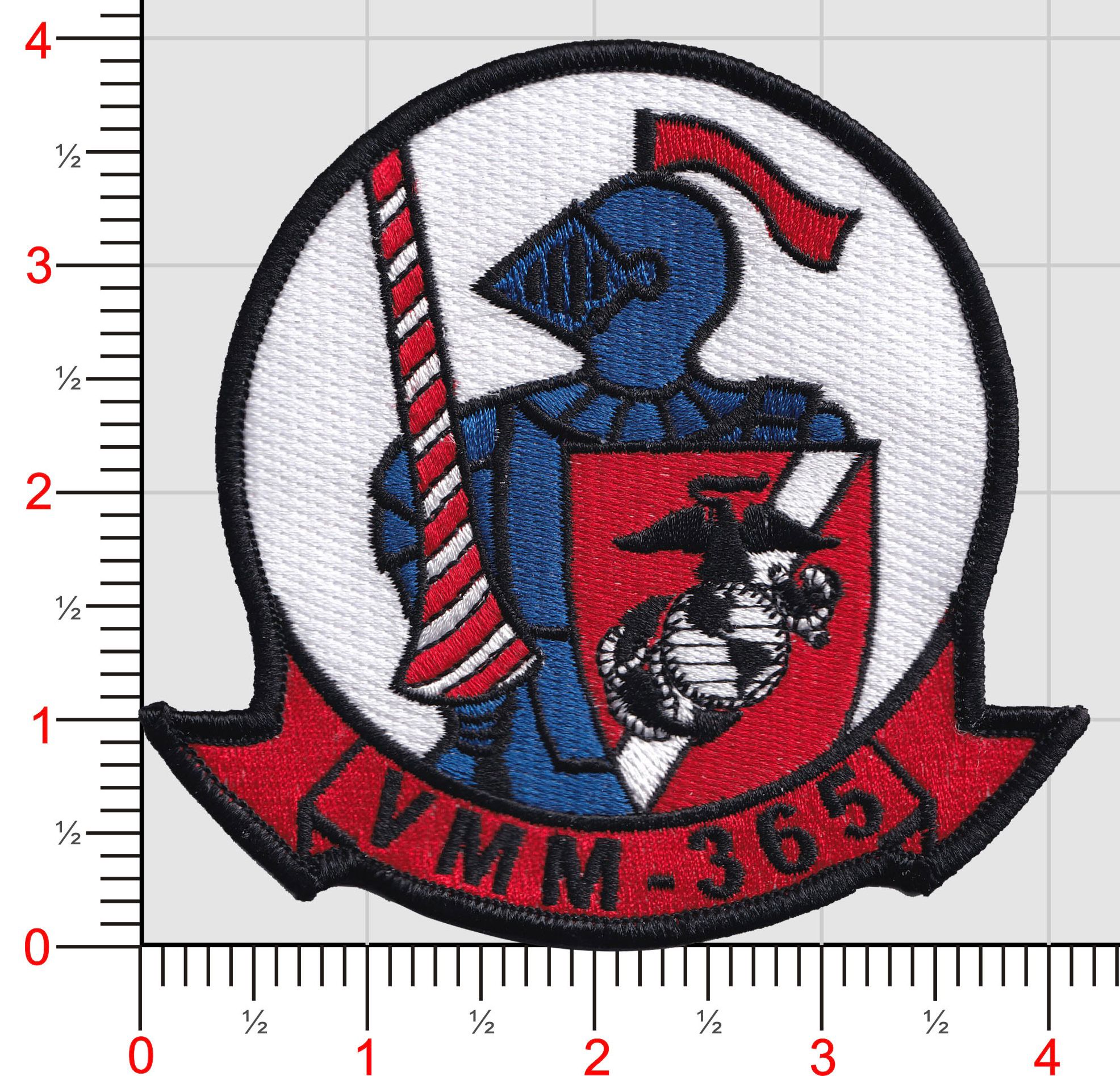 Officially Licensed USMC VMM-365 Blue Knights 2025 Squadron Patch ...