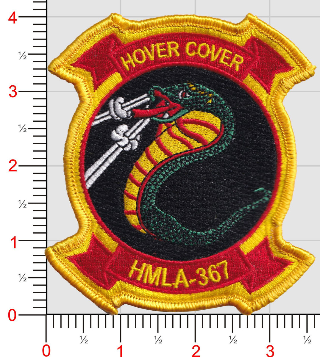 Officially Licensed HMLA-367 Scarface Hover Cover Throwback Patch ...