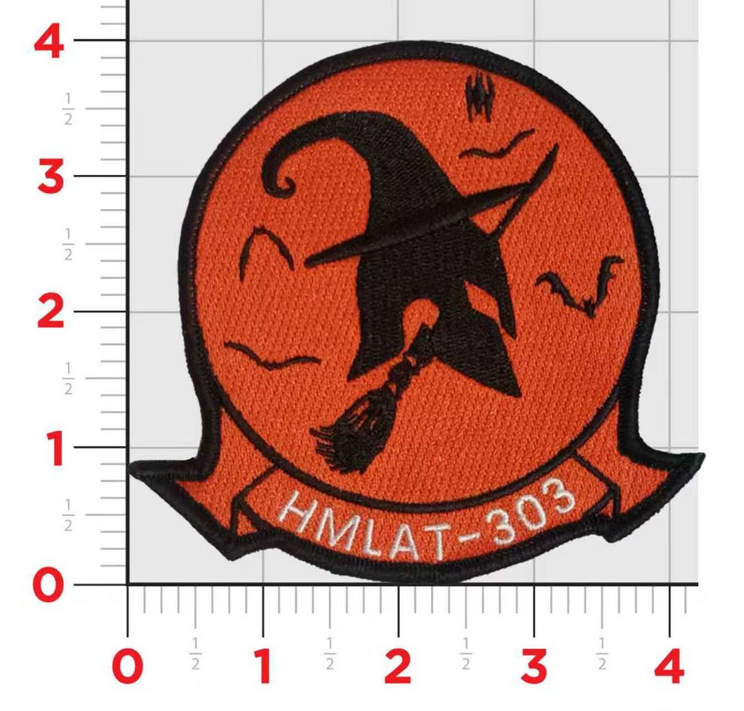 Official HMLAT-303 Atlas Halloween Patch – MarinePatches.com - Custom ...