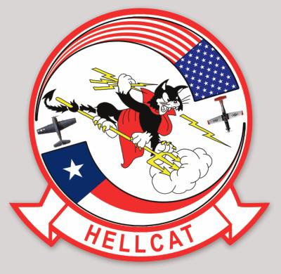 Officially Licensed US Navy Project Hellcat Sticker – MarinePatches.com ...