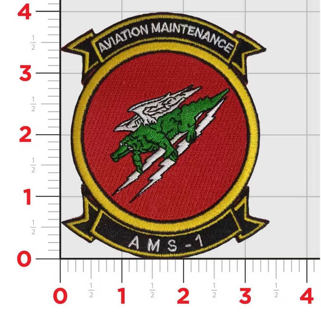 Officially Licensed AMS-1 USMC Aviation Maintenance Patch ...