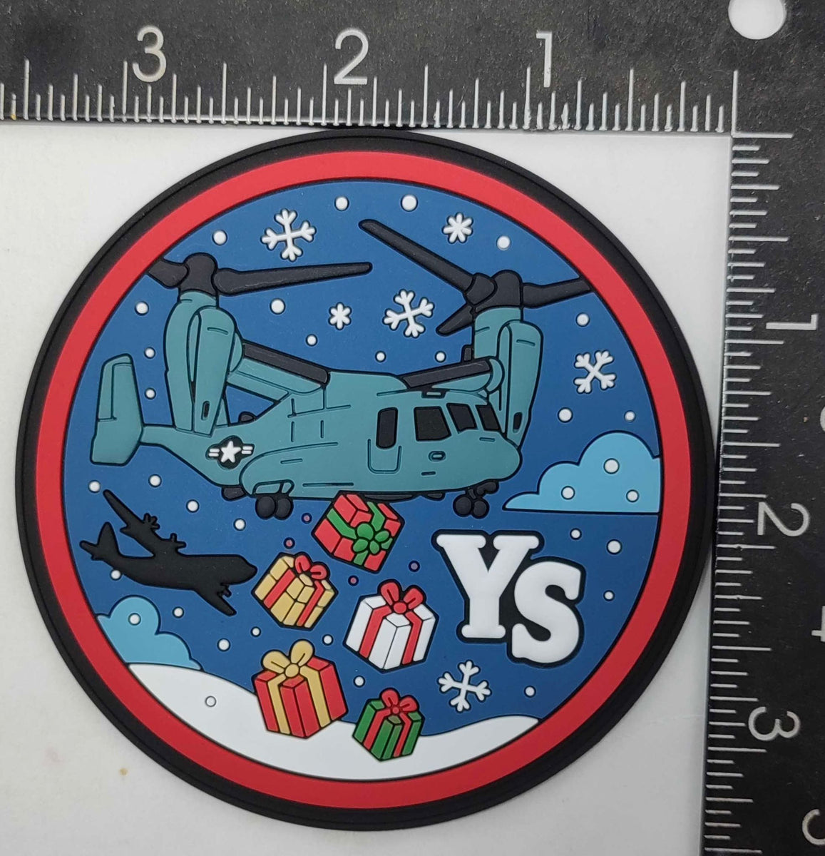 Official VMM-162 Golden Eagles YS PVC Christmas Patch – MarinePatches ...