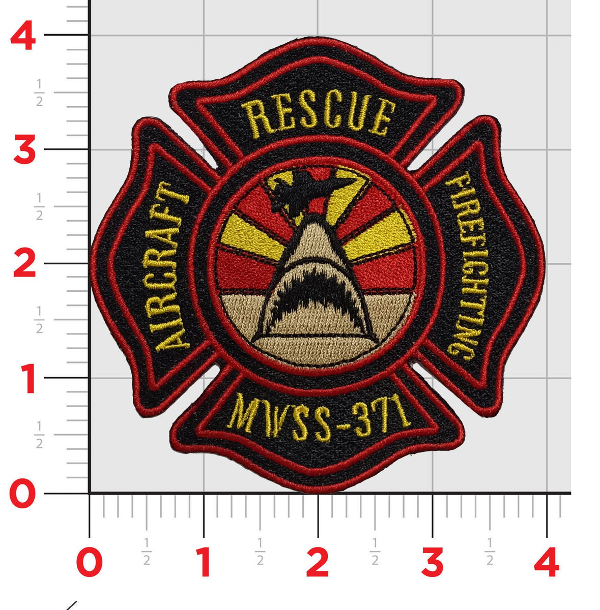 Buy Official MWSS-371 Sand Sharks Patch | MarinePatches.com ...