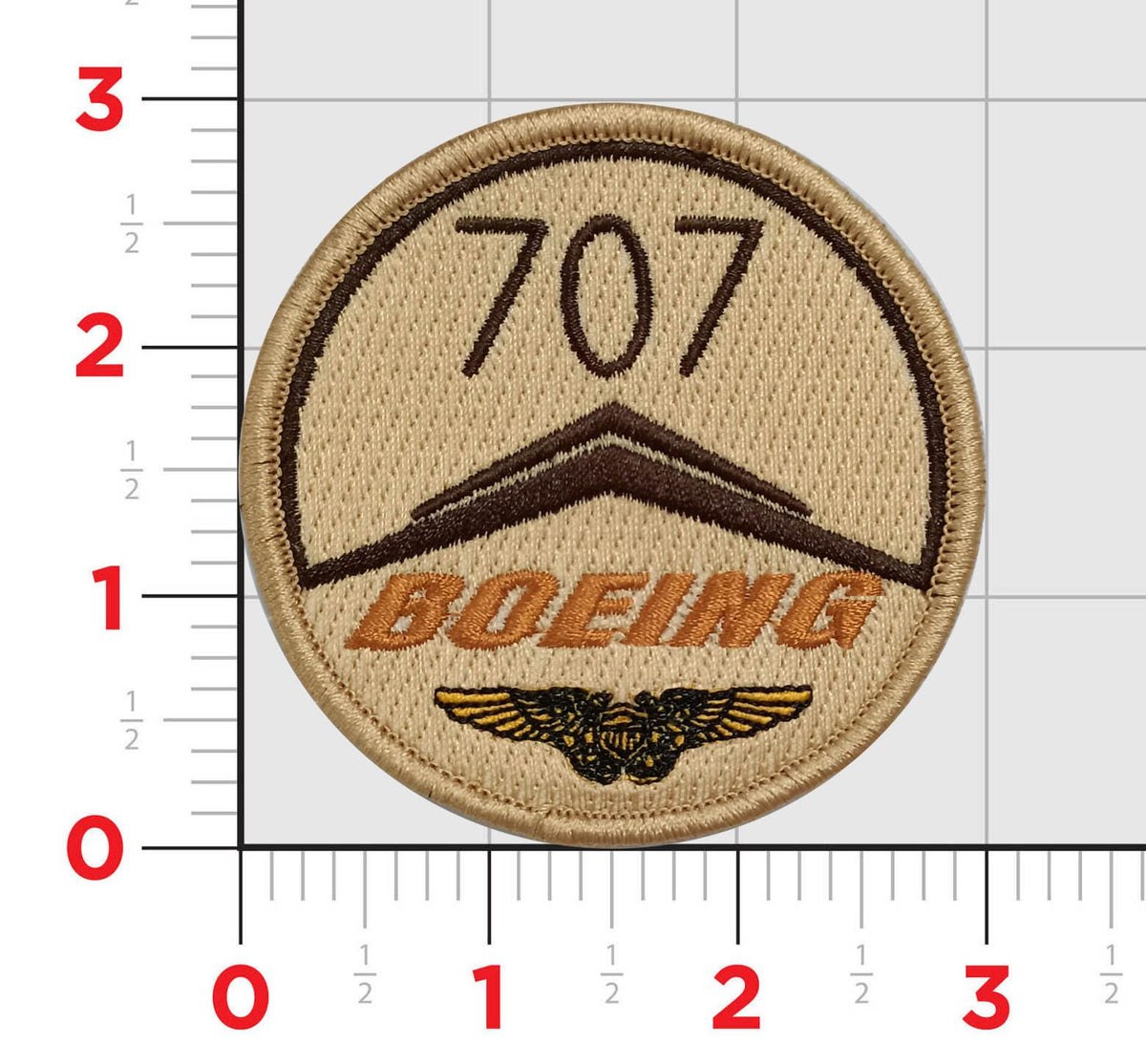 Buy Official Boeing 707 Shoulder P Patch | MarinePatches.com ...