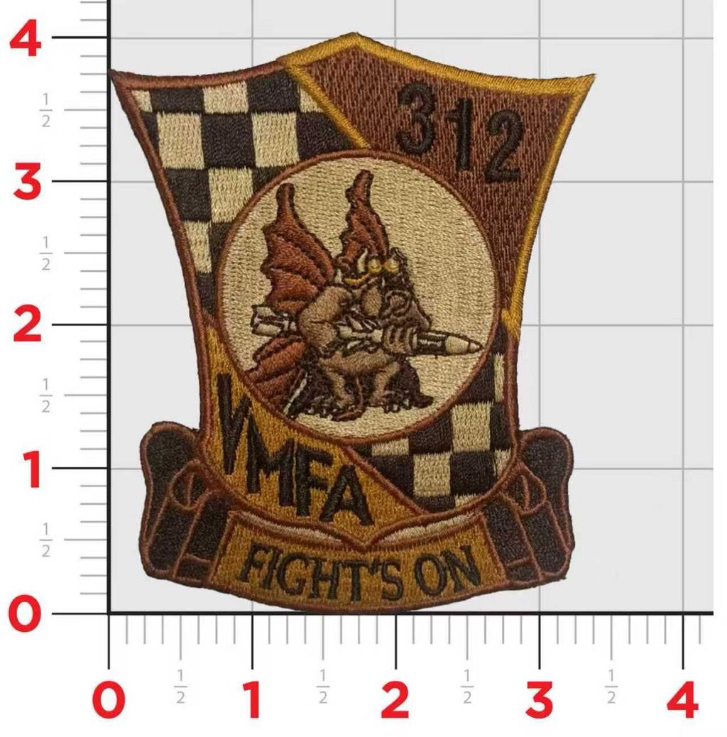 Officially Licensed USMC VMFA-312 Checkerboards Squadron Patch 2022 ...