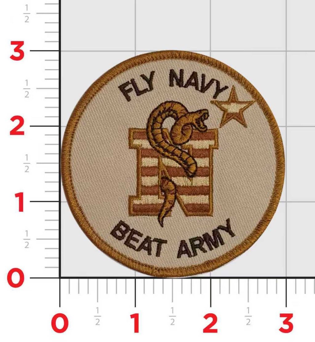 Officially Licensed Fly Navy Beat Army Patch – MarinePatches.com ...