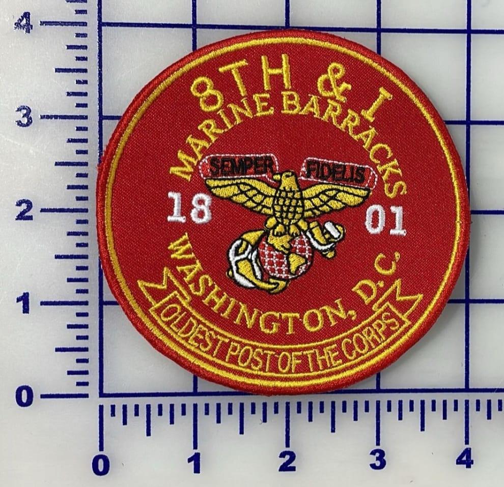 Officially Licensed Marine Barracks 8th & I Patches – MarinePatches.com ...