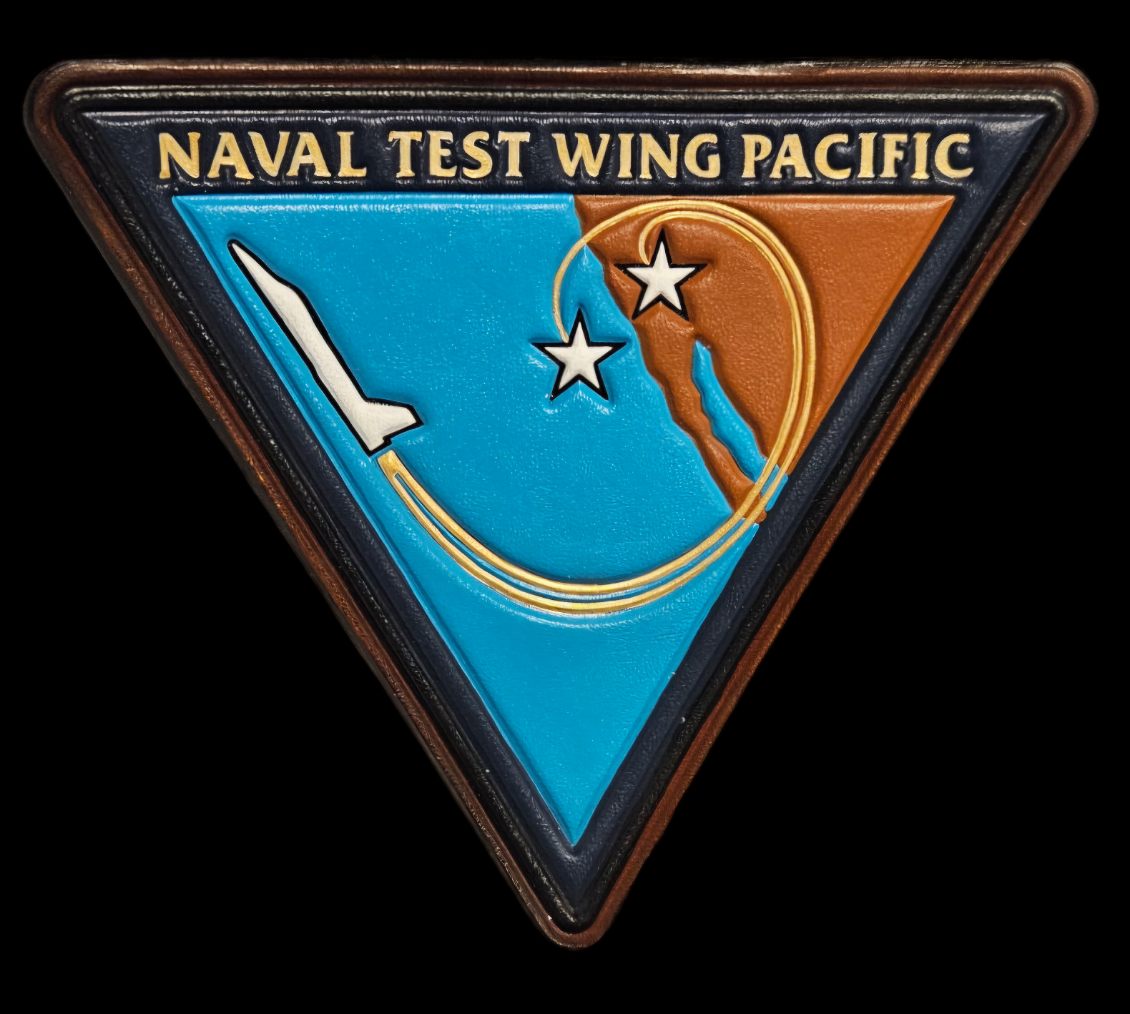 Officially Licensed US Naval Test Wing Pacific leather patch ...