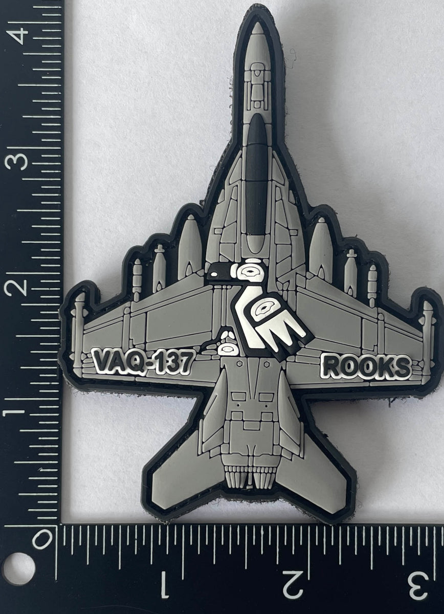 Official VAQ-137 Rooks EA-18 PVC Patch – MarinePatches.com - Custom ...