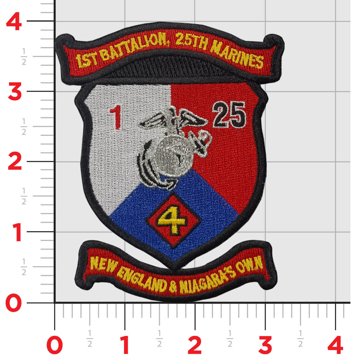 Buy Officially Licensed 1st Battal Patch | MarinePatches.com ...