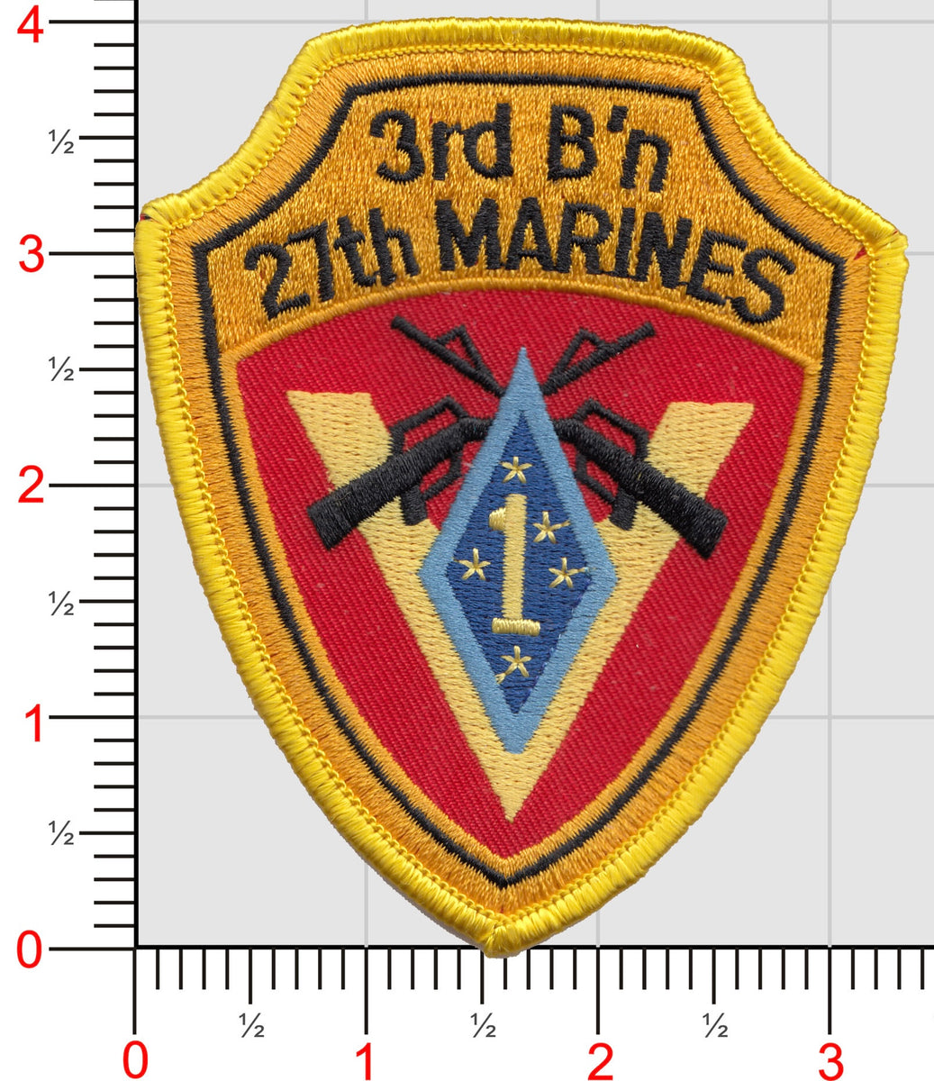 Buy Officially Licensed USMC 3rd B Patch | MarinePatches.com ...