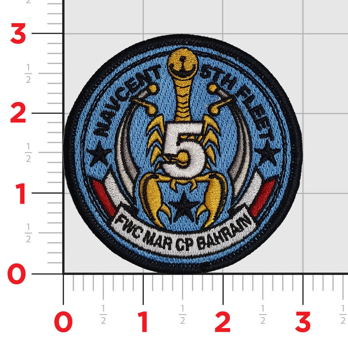 Official US Navy 5th Fleet Bahrain Patch – MarinePatches.com - Custom ...