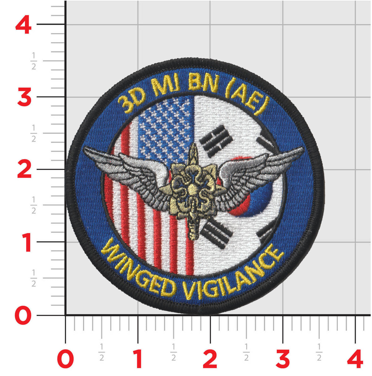 Buy US Army 3rd MI Bn Wing Vigilan Patch | MarinePatches.com ...